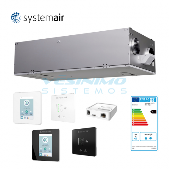Rekuperatorius Systemair SAVE VSR 150/B